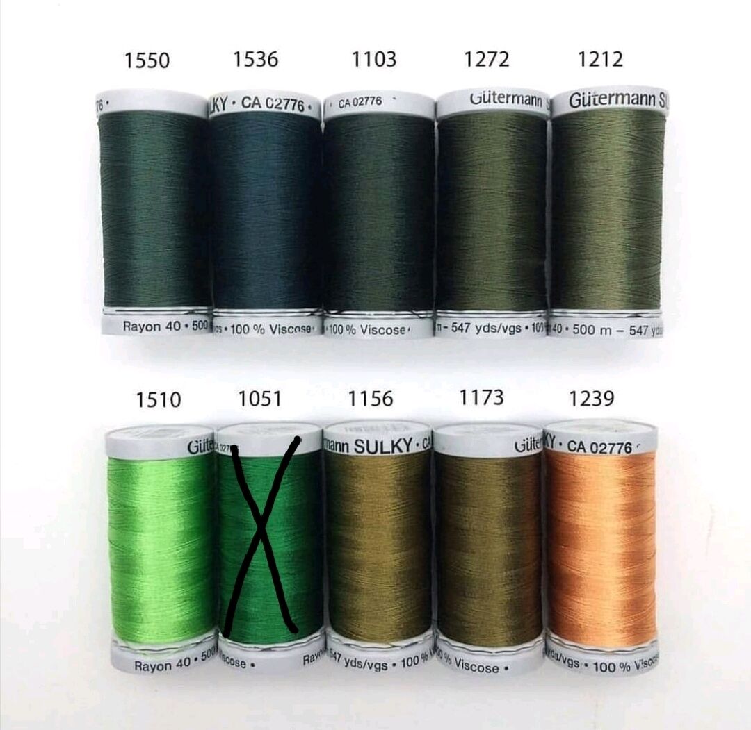 Нитки вискозные Gutermann SULKY 500 м купить в интернет-магазине ...