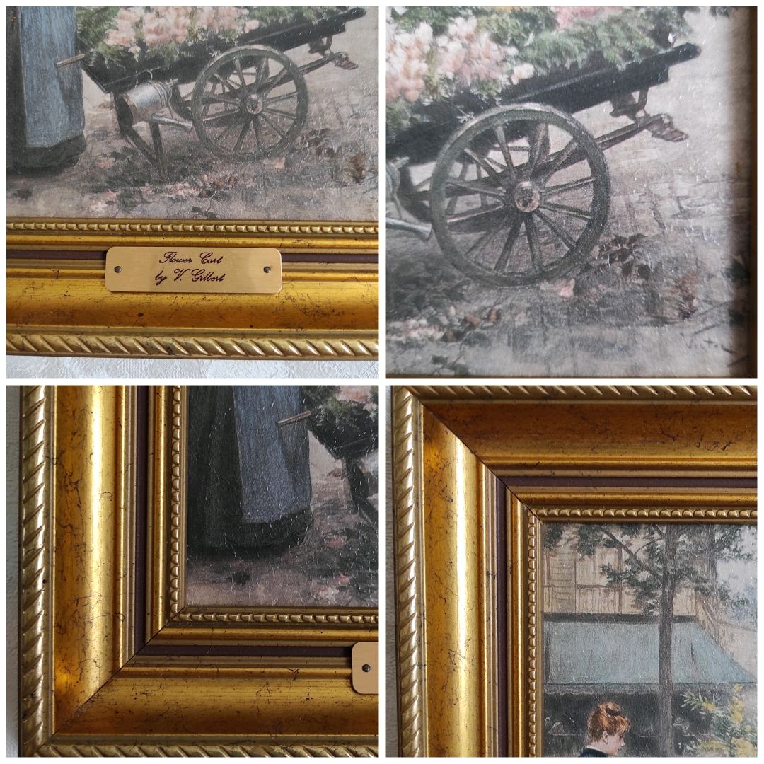 Винтаж: V, Gilbert,The Flower, картина в раме, Франция! – купить на ...