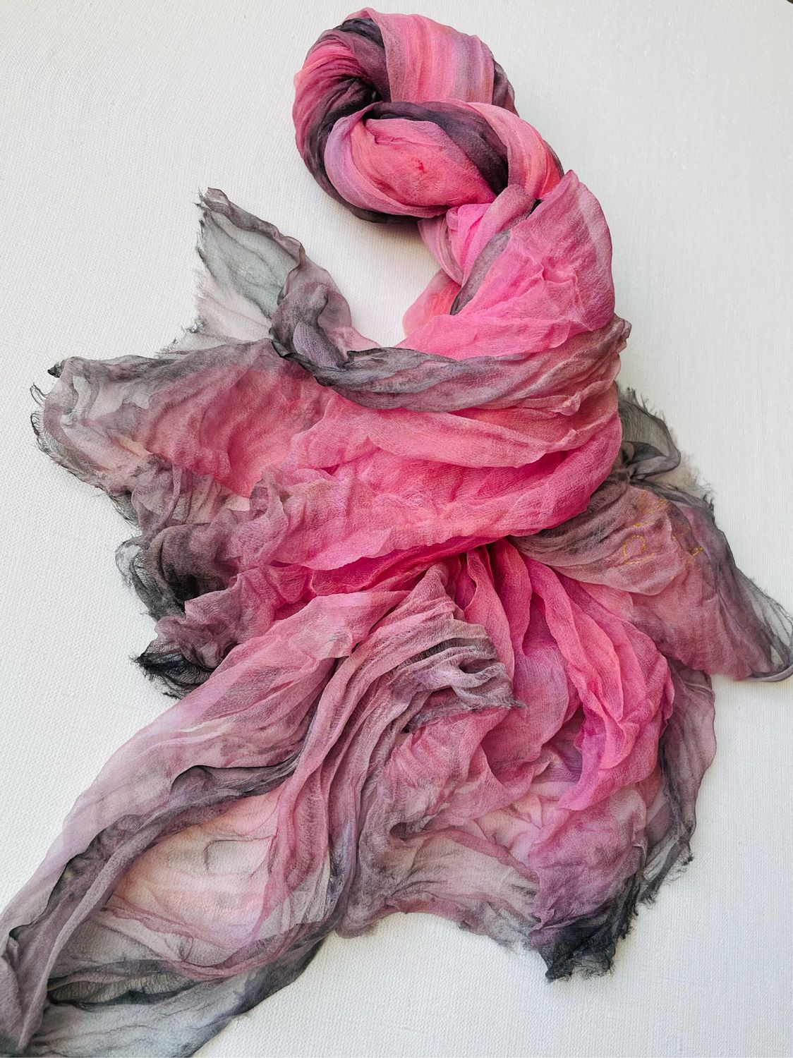 Палантин шелковый Батик Елена Суровцева купить в интернет-магазине ...