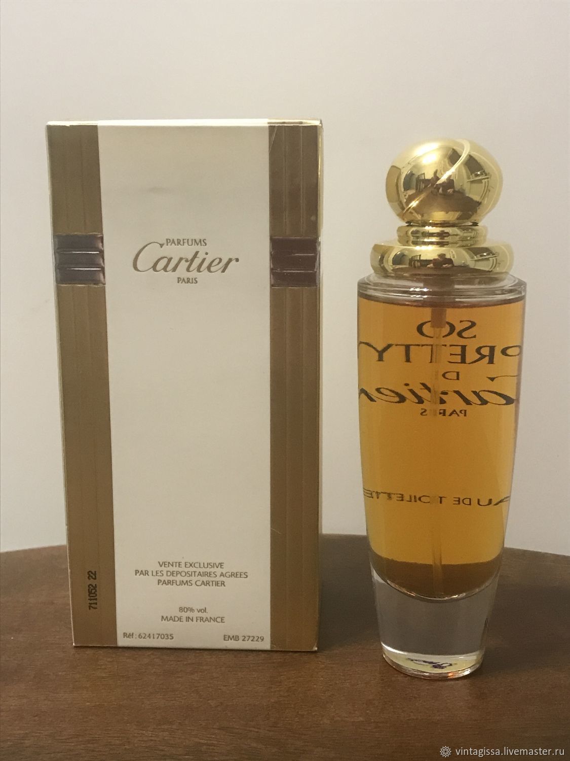 Винтаж: Туалетная вода EDT So Pretty, Cartier 50 мл – купить на Ярмарке ...