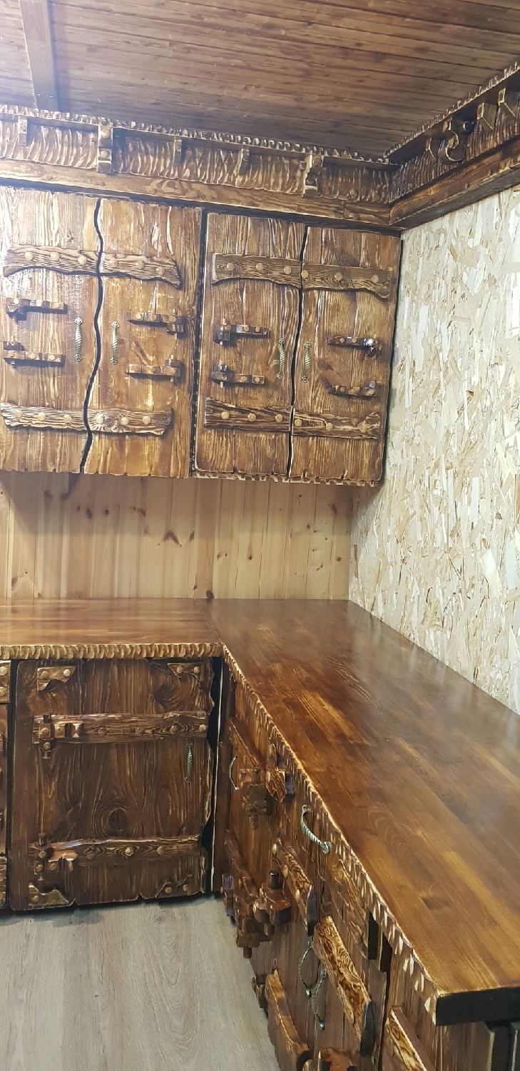 Кухня из массива сосны в интернет-магазине Ярмарка Мастеров по цене ...
