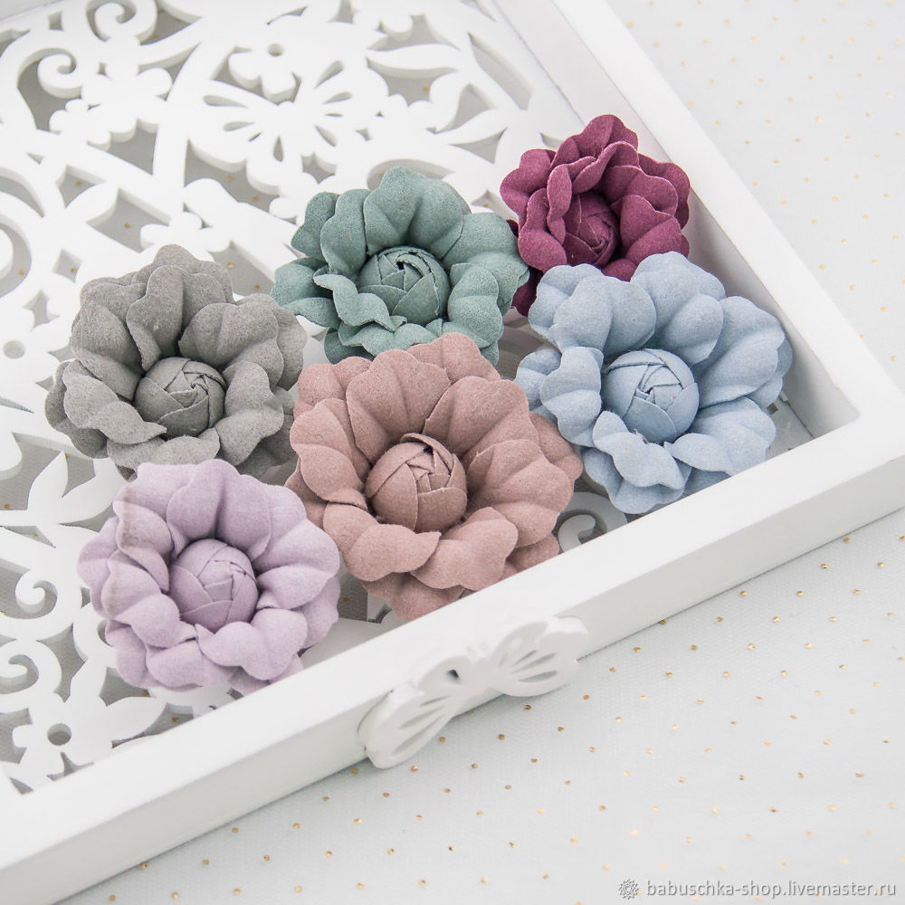 Цветы замшевые с бутоном 4 5см купить на Ярмарке Мастеров Hd17hru Инструменты для кукол и