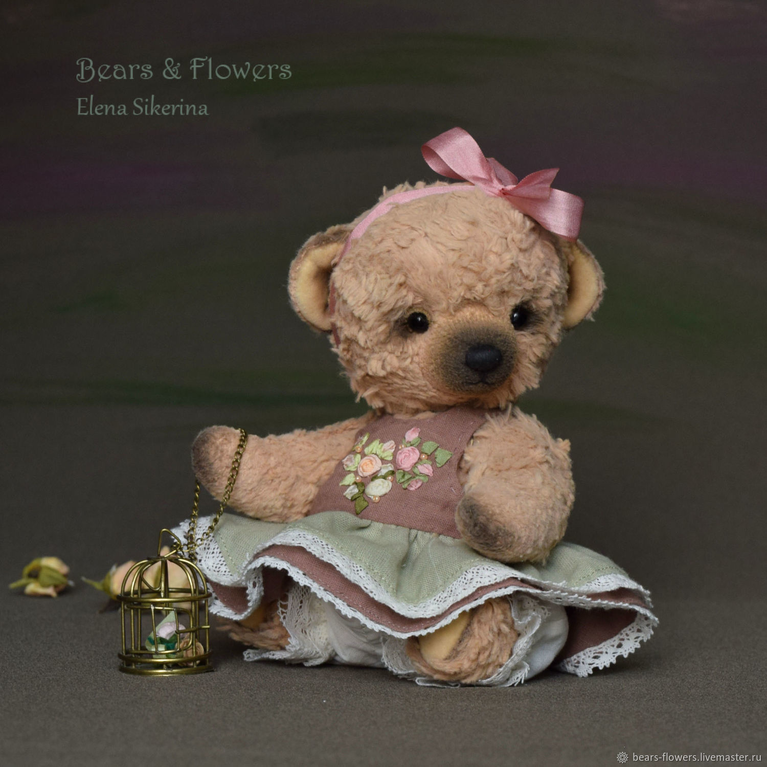 OOAK. Teddy bear. Amy купить в интернет-магазине Ярмарка Мастеров по ...