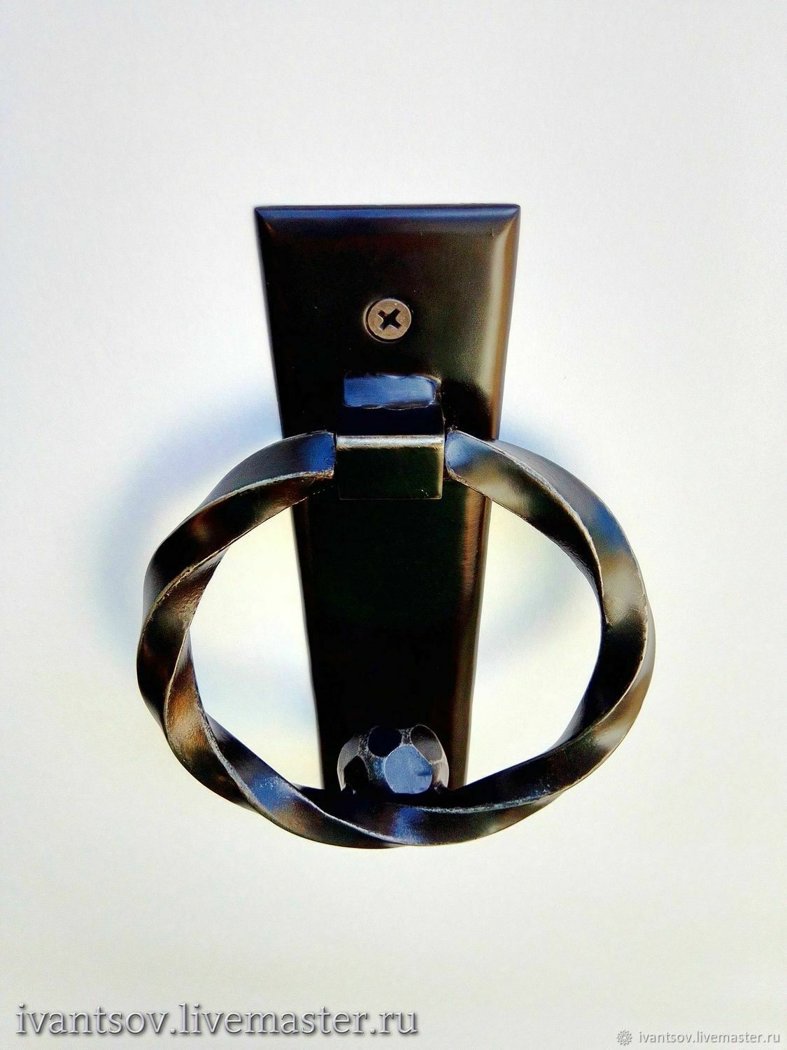 Дверной молоток. Кованая ручка для двери в интернет-магазине Ярмарка ...