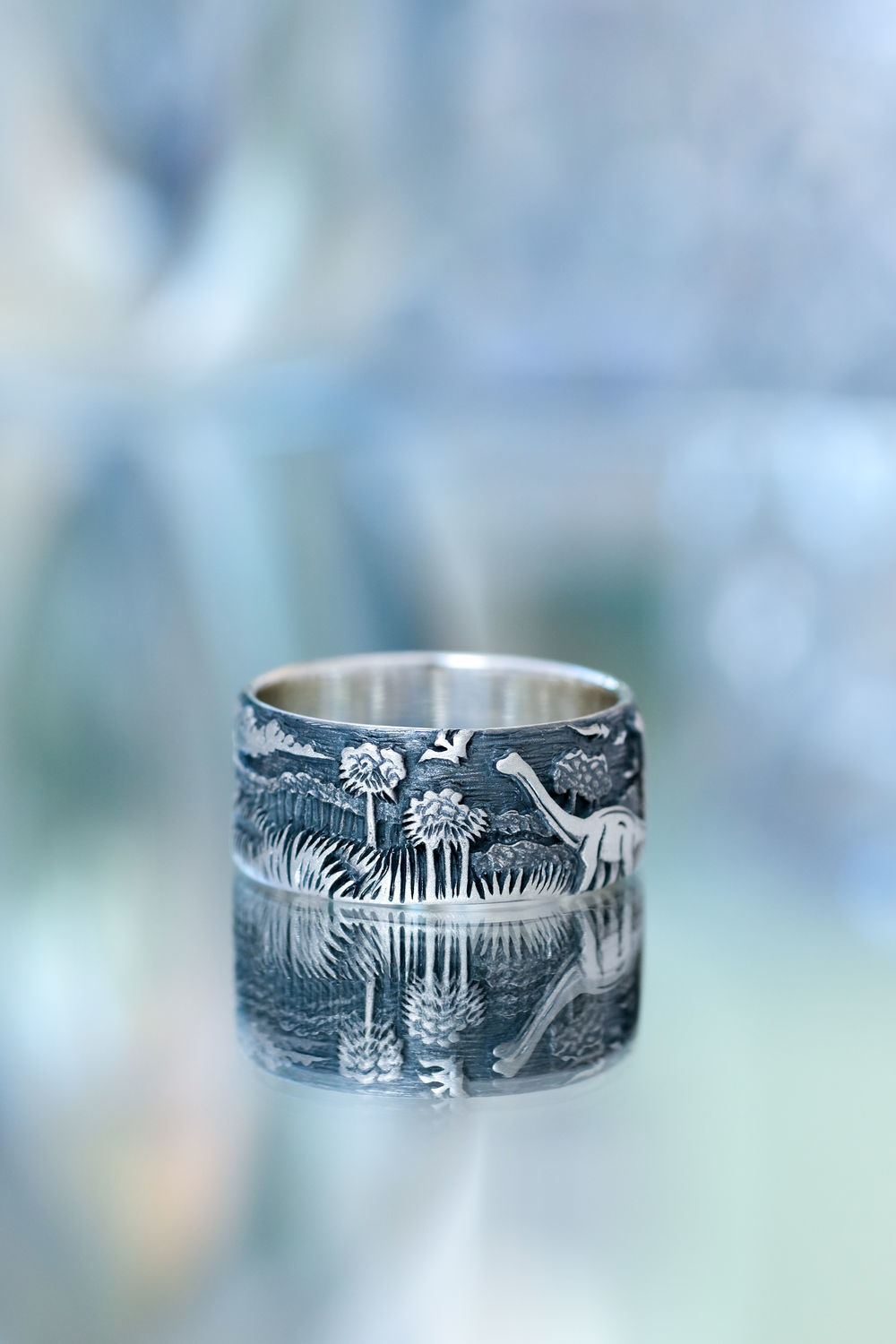 Кольцо "Диплодоки" из серебра 925 пробы купить в интернет-магазине ...