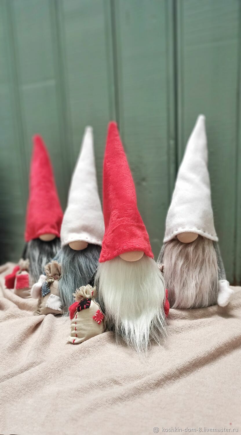 Скандинавский гном. Новогодний гном. Рождественский гном. Гном в ...