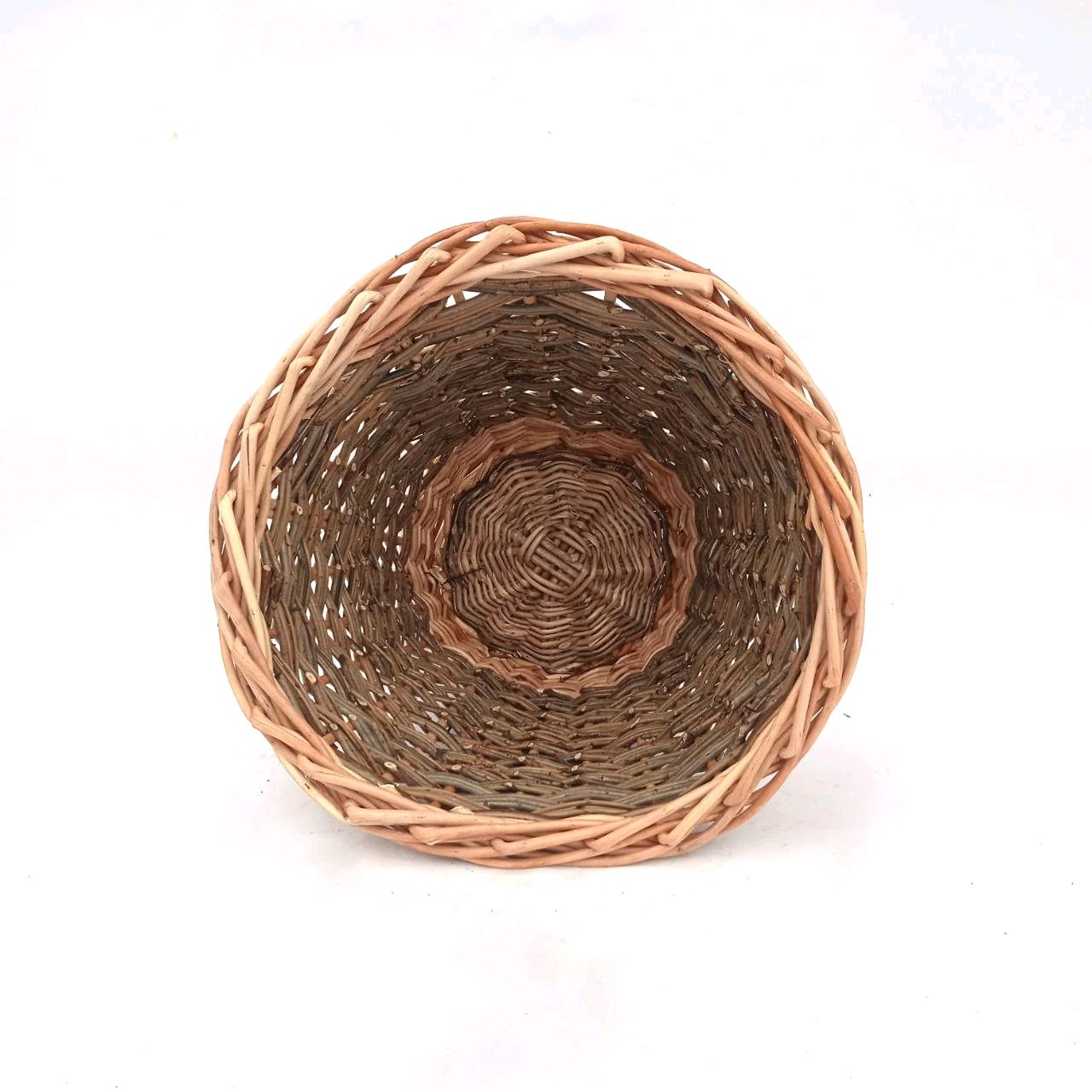 Large round wicker basket в интернет-магазине Ярмарка Мастеров по цене ...