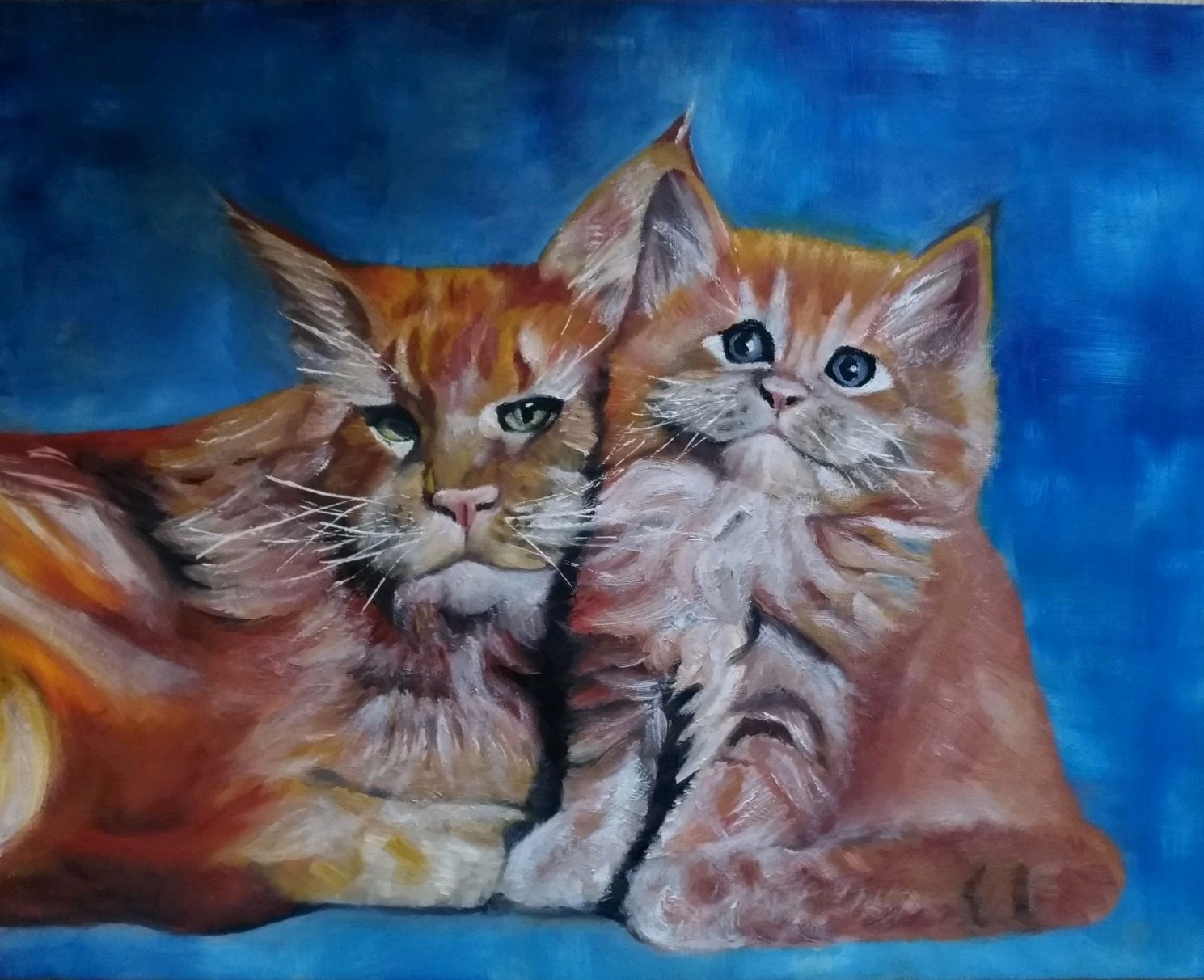 Мейкун с сыном в интернет-магазине на Ярмарке Мастеров | Картины ...