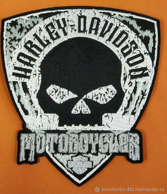 Нашивка Harley-Davidson Willi G большая – купить онлайн на Ярмарке ...
