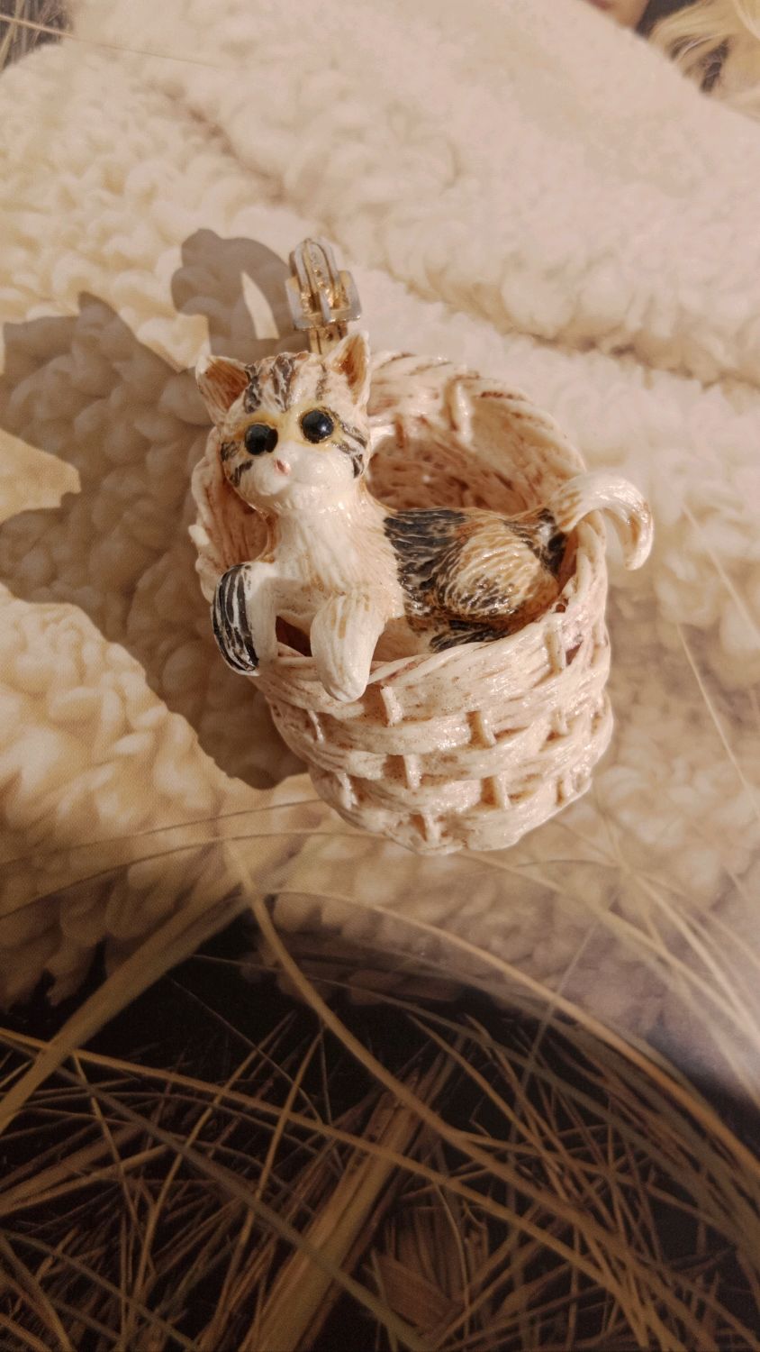 Винтаж: Редкий винтажный кулон Luca Razza "Котенок" в интернет-магазине ...