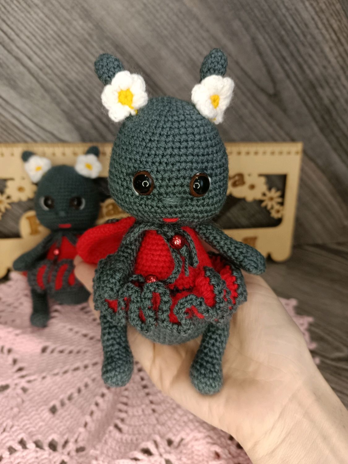 Божья коровка игрушка вязаная крючком в интернет-магазине на Ярмарке Мастеров | Амигуруми куклы ...