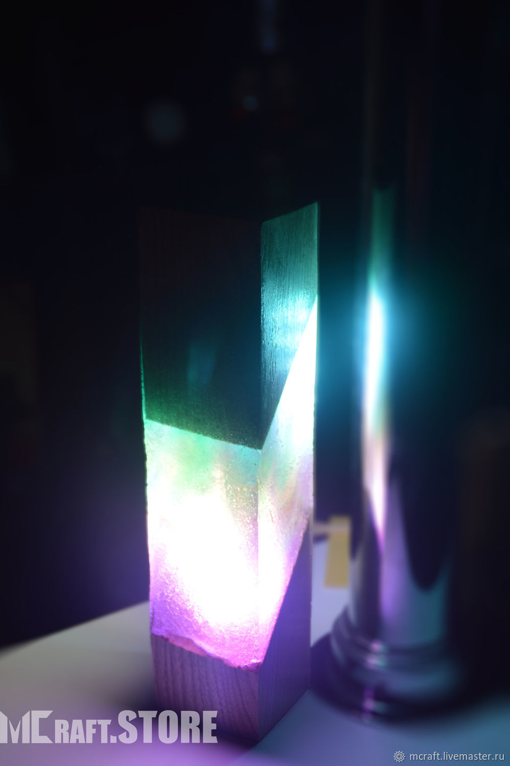 Светильник эпоксидный из ясеня – купить на Ярмарке Мастеров – GS1VLRU ...