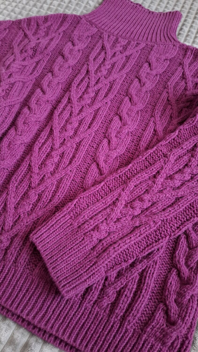 Свитер косами и аранами Мечта на заказ в интернет-магазине Ярмарка ...