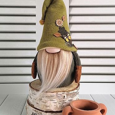 Гномик новогодний в интернет-магазине Ярмарка Мастеров по цене 2000 ...