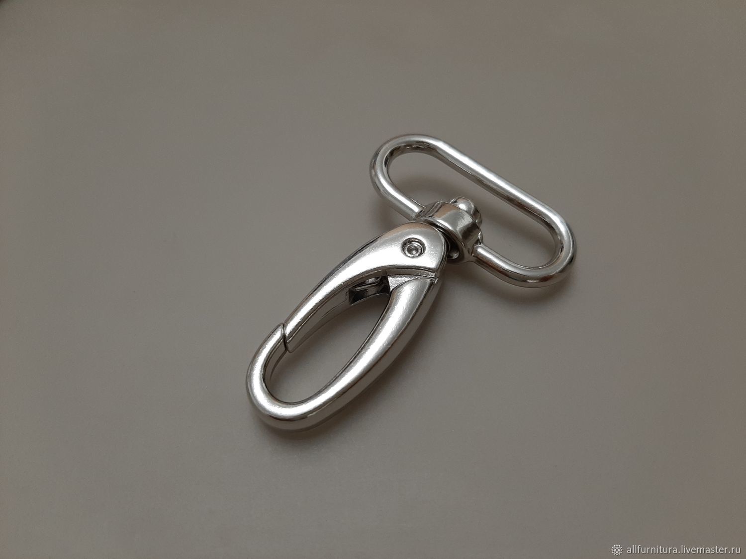 Карабин 32мм А38-4932 никель – купить на Ярмарке Мастеров – JNIY0RU ...