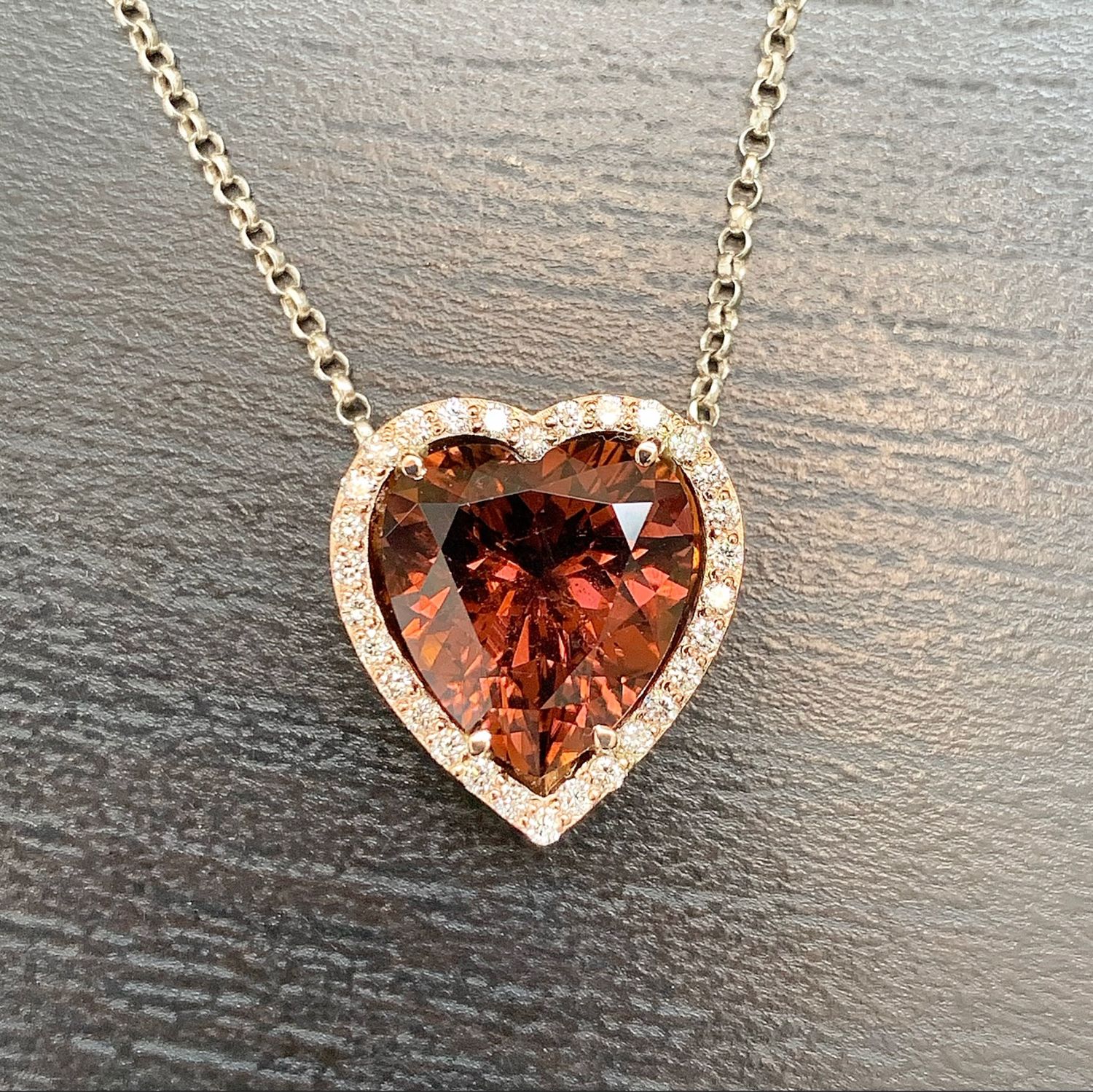 Кольцо "Tangerine heart" с турмалином в интернет-магазине Ярмарка ...