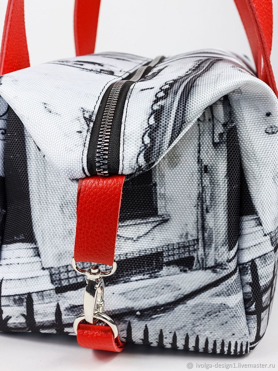 НОВИНКА: Сумка комбинированная "БРУНО. Черно-белая" арт.6449 – заказать ...