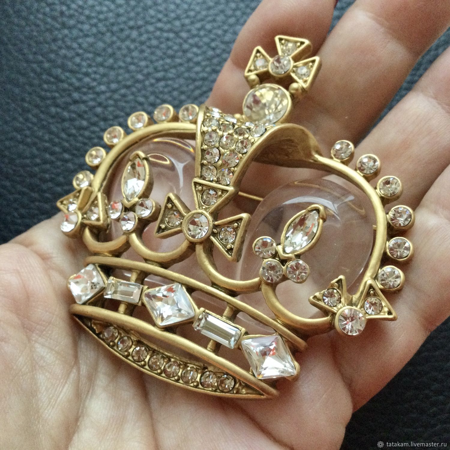 Винтаж: Burachie Брошь - Корона (3025) купить в интернет-магазине ...