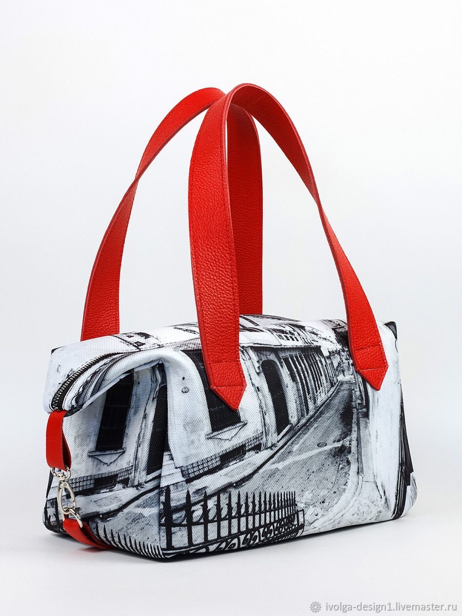 НОВИНКА: Сумка комбинированная "БРУНО. Черно-белая" арт.6449 – заказать ...