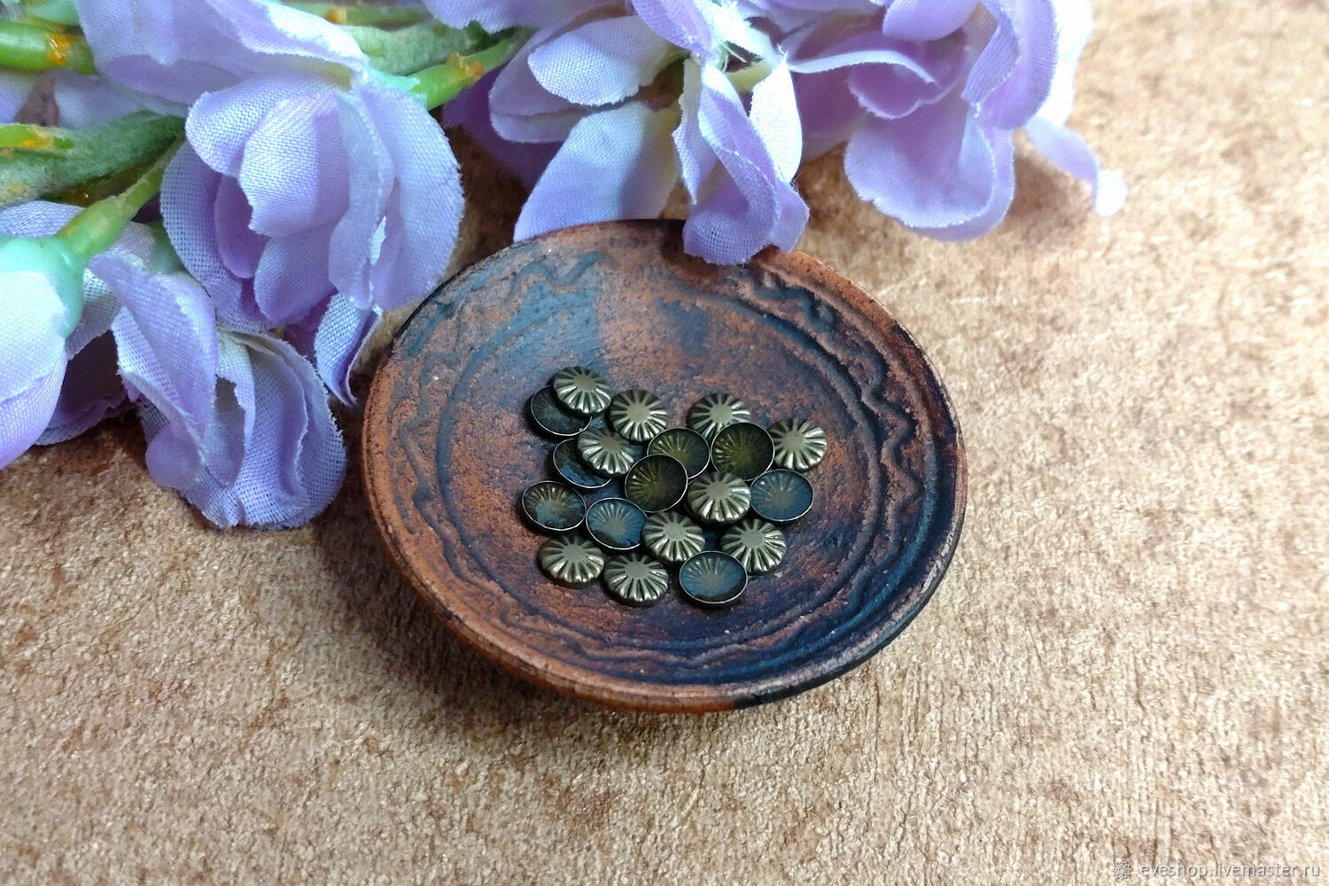 Имитация джинсовых заклепок (лучики) 6 мм – купить на Ярмарке Мастеров ...