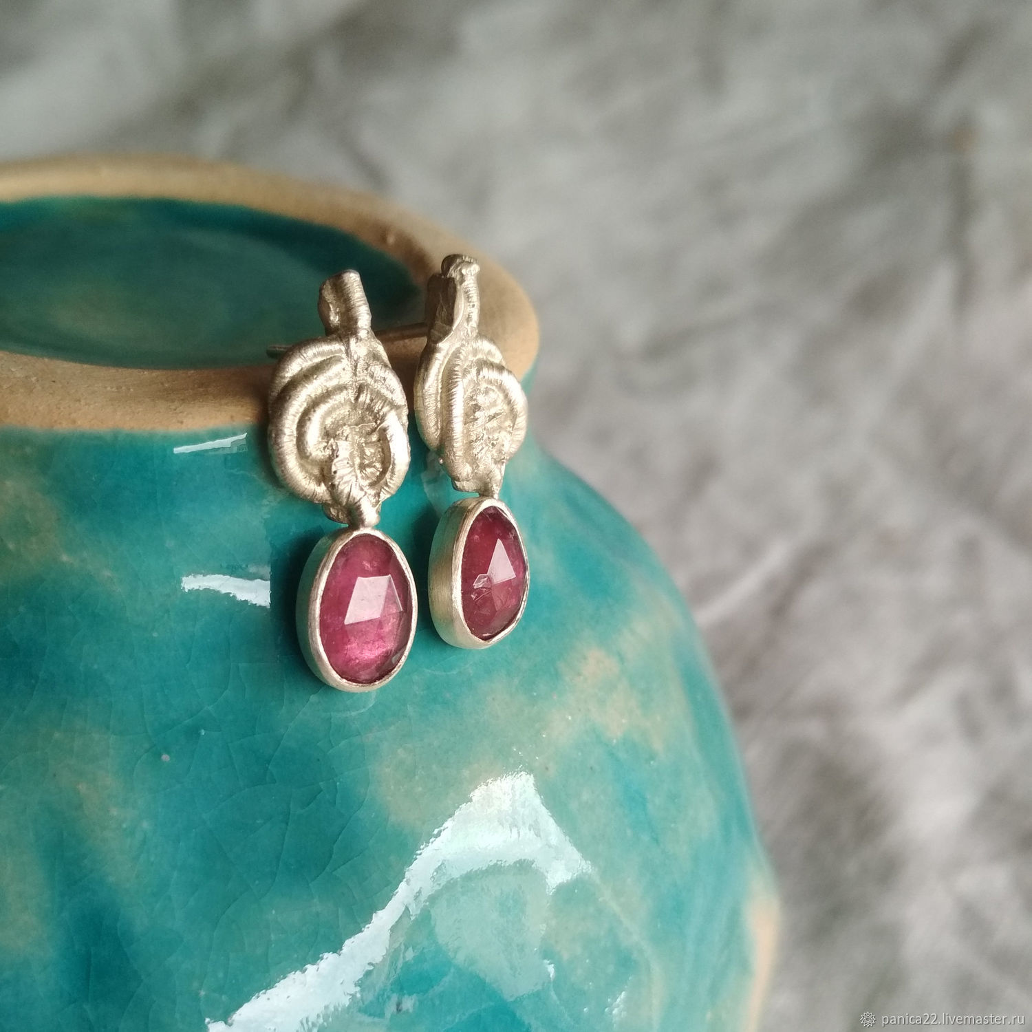 Серебряные серьги "Rose" в интернет-магазине на Ярмарке Мастеров ...