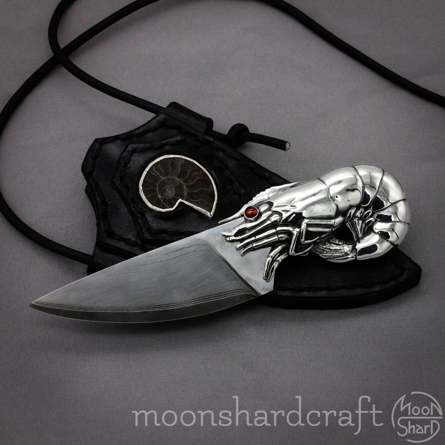 Нож "Морской обитатель" с серебряной рукоятью в интернет-магазине на ...