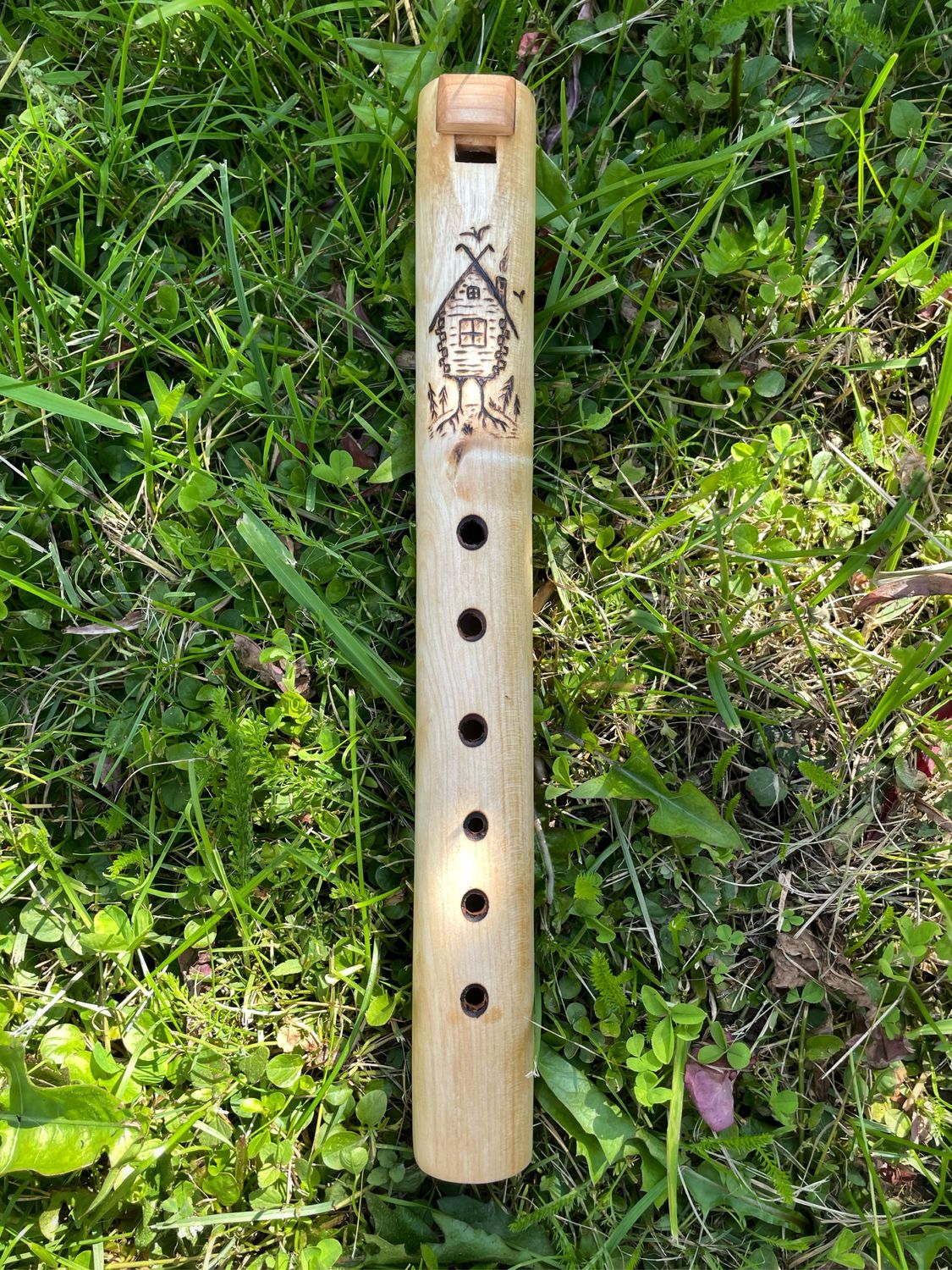 Лесная флейта из берёзы в тональности Bb 442 Hz – заказать на Ярмарке ...