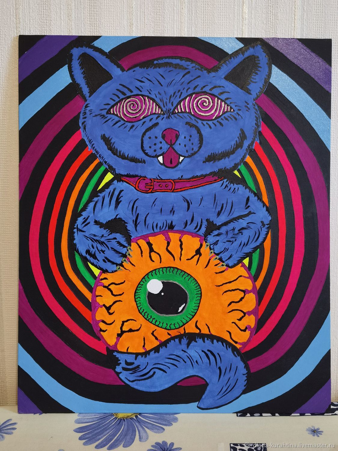 Картины: psy cat в интернет-магазине на Ярмарке Мастеров | Картины ...