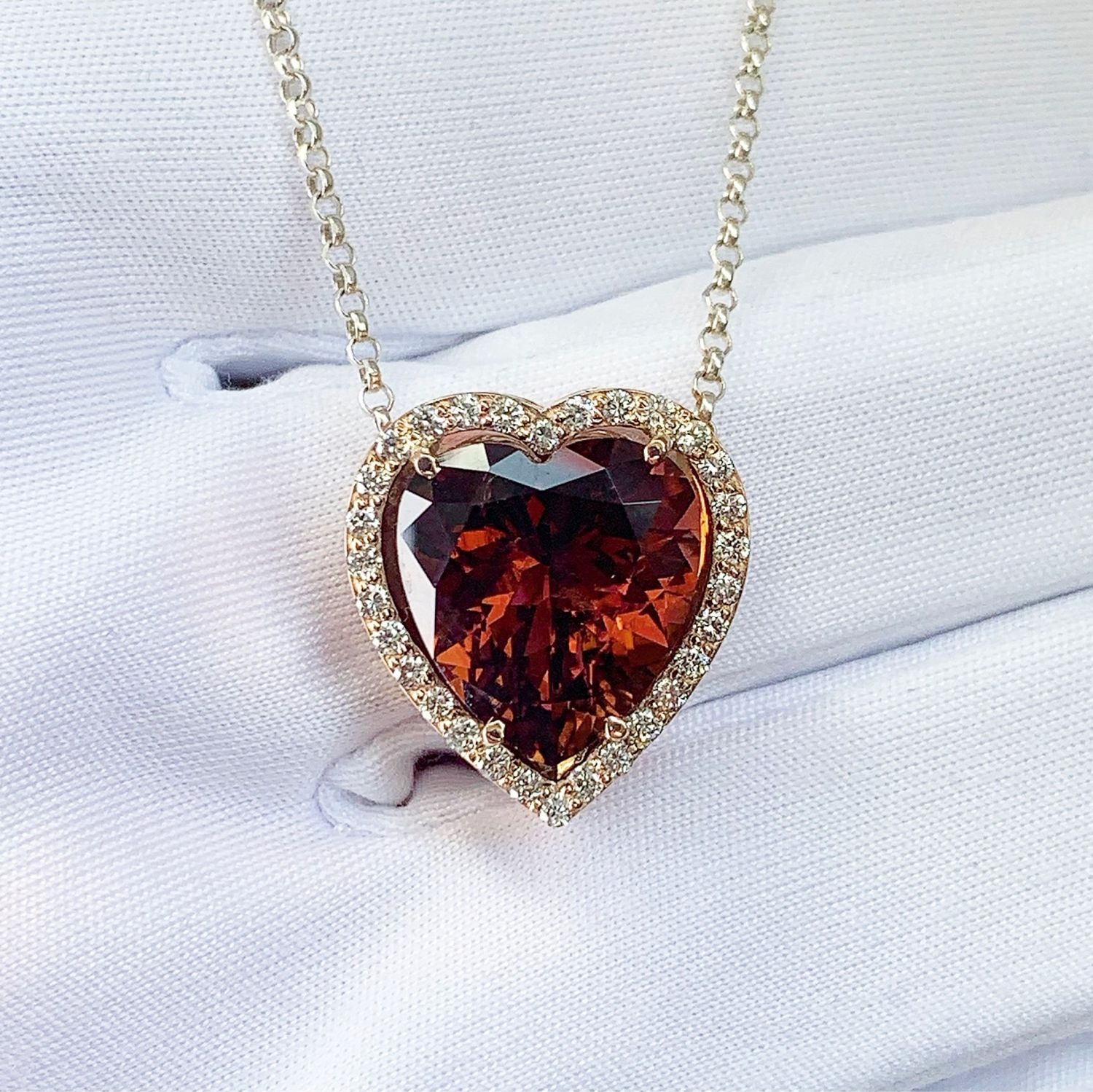 Кольцо "Tangerine heart" с турмалином в интернет-магазине Ярмарка ...