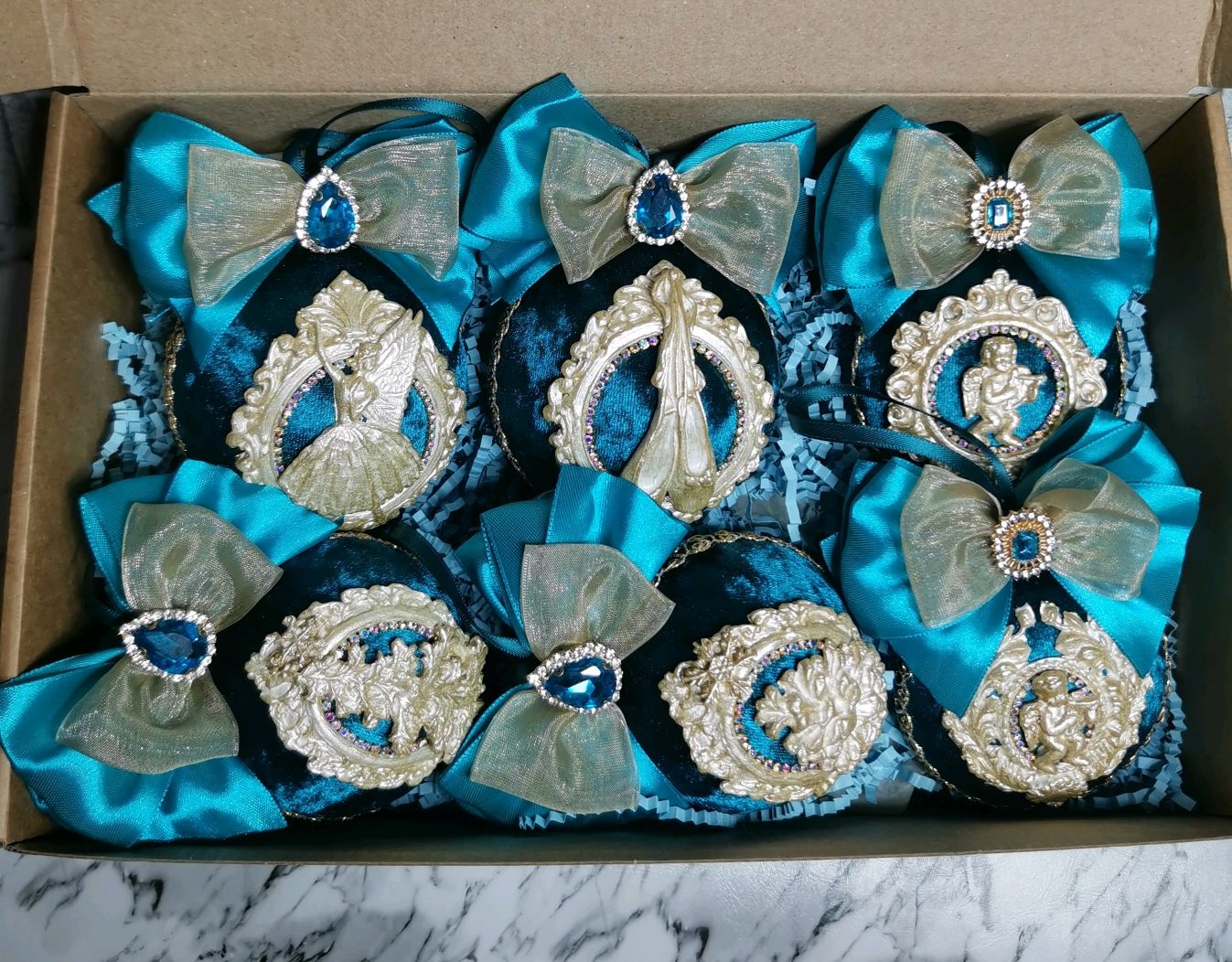 Новогодние шары ручной работы купить в интернет-магазине Ярмарка ...