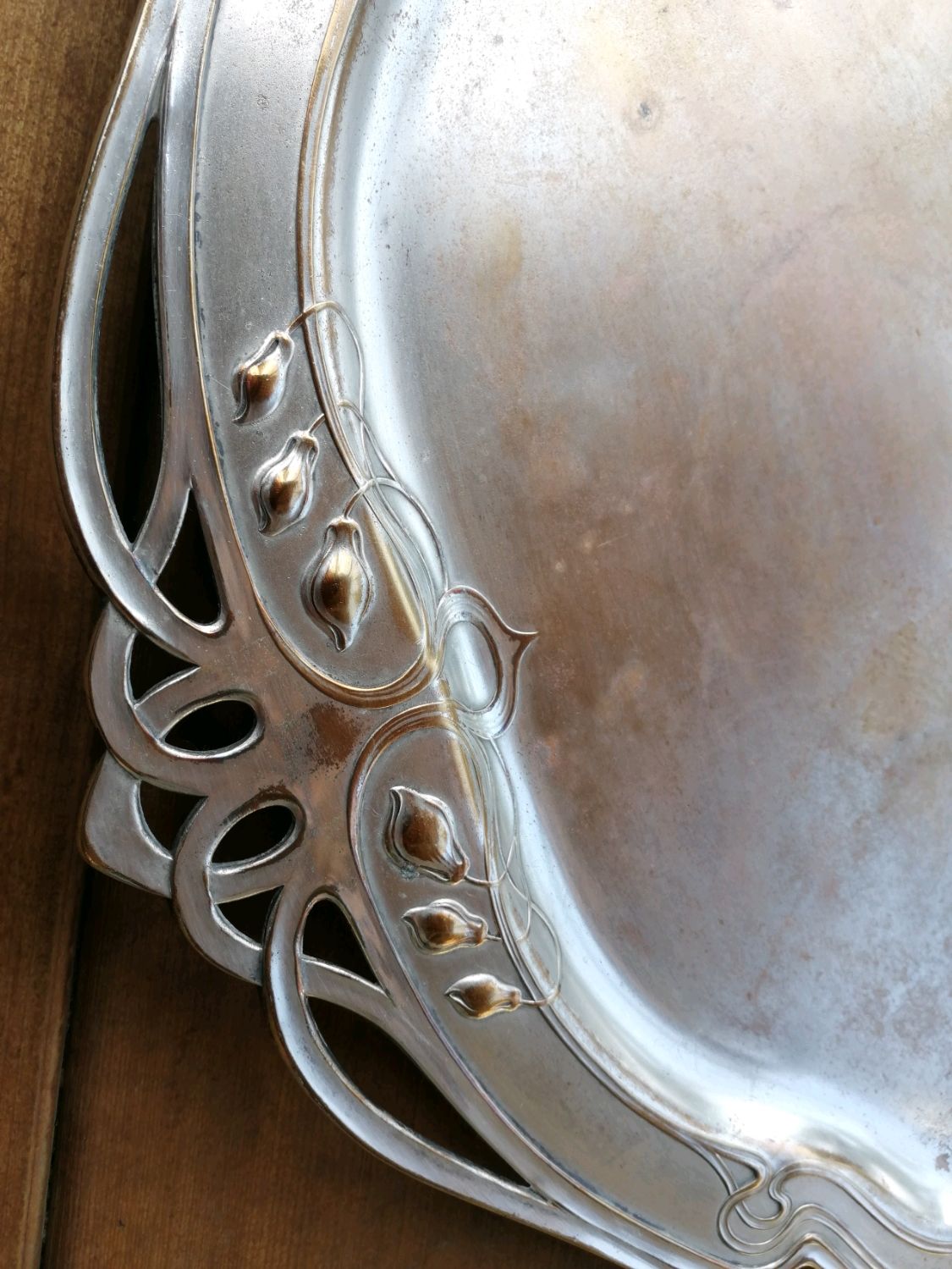 Винтаж: Антикварный поднос plewkiewicz купить в интернет-магазине Ярмарка Мастеров по цене 21000 ...