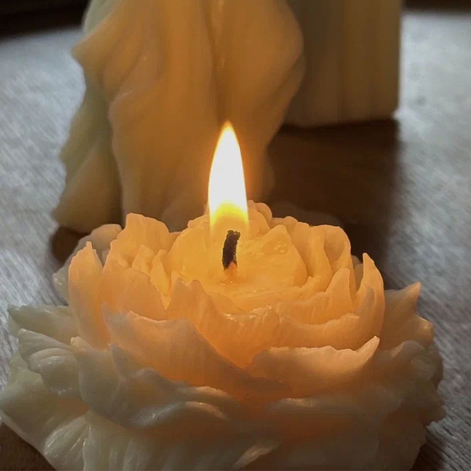 Свеча «Пион» в интернет-магазине Ярмарка Мастеров по цене 800 ...