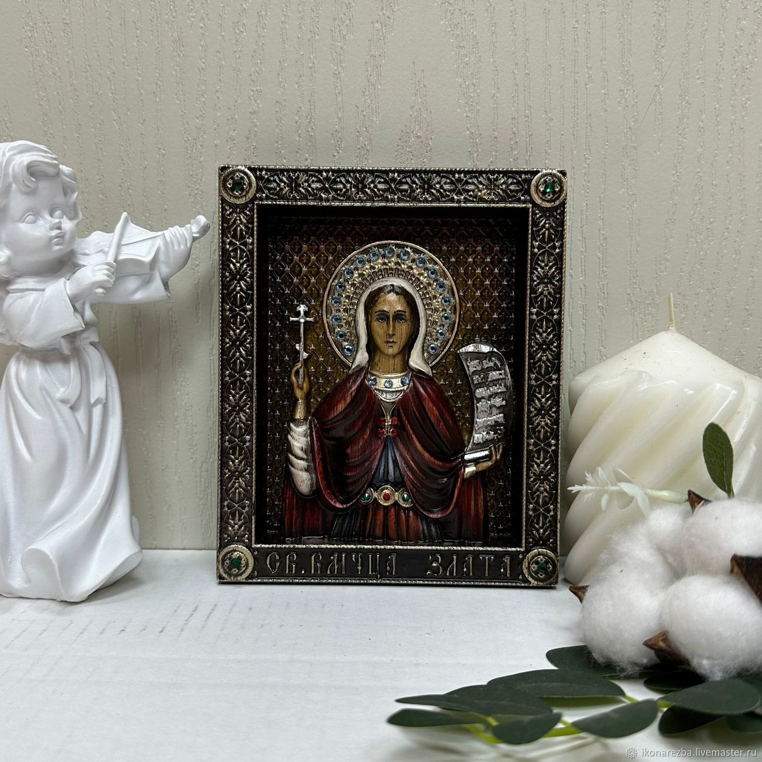 Икона Святая мученица Злата Могленская купить в интернет-магазине ...