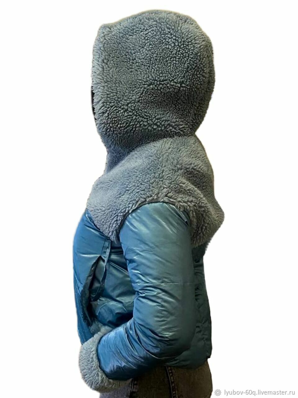 Винтаж: Морская волна с эффектом металлик куртка зимняя купить в ...