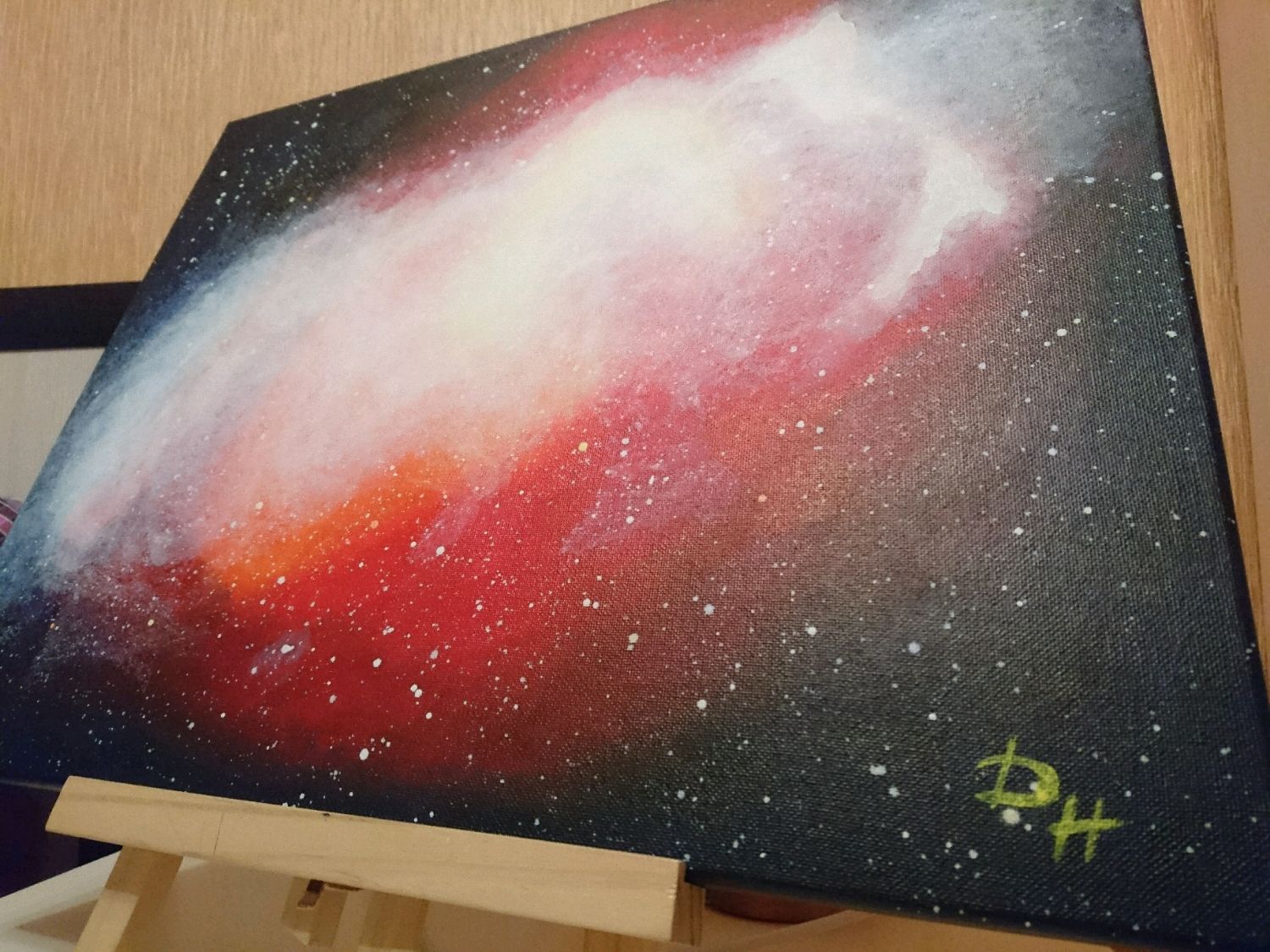 Холст, акрил, 40х50см, на тему космоса "Звёздная пыль" купить в ...