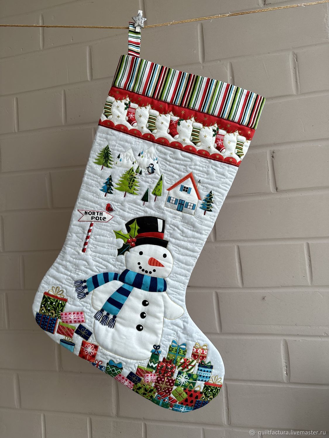 Набор больших Рождественских чулок, новогодние носки купить в интернет ...