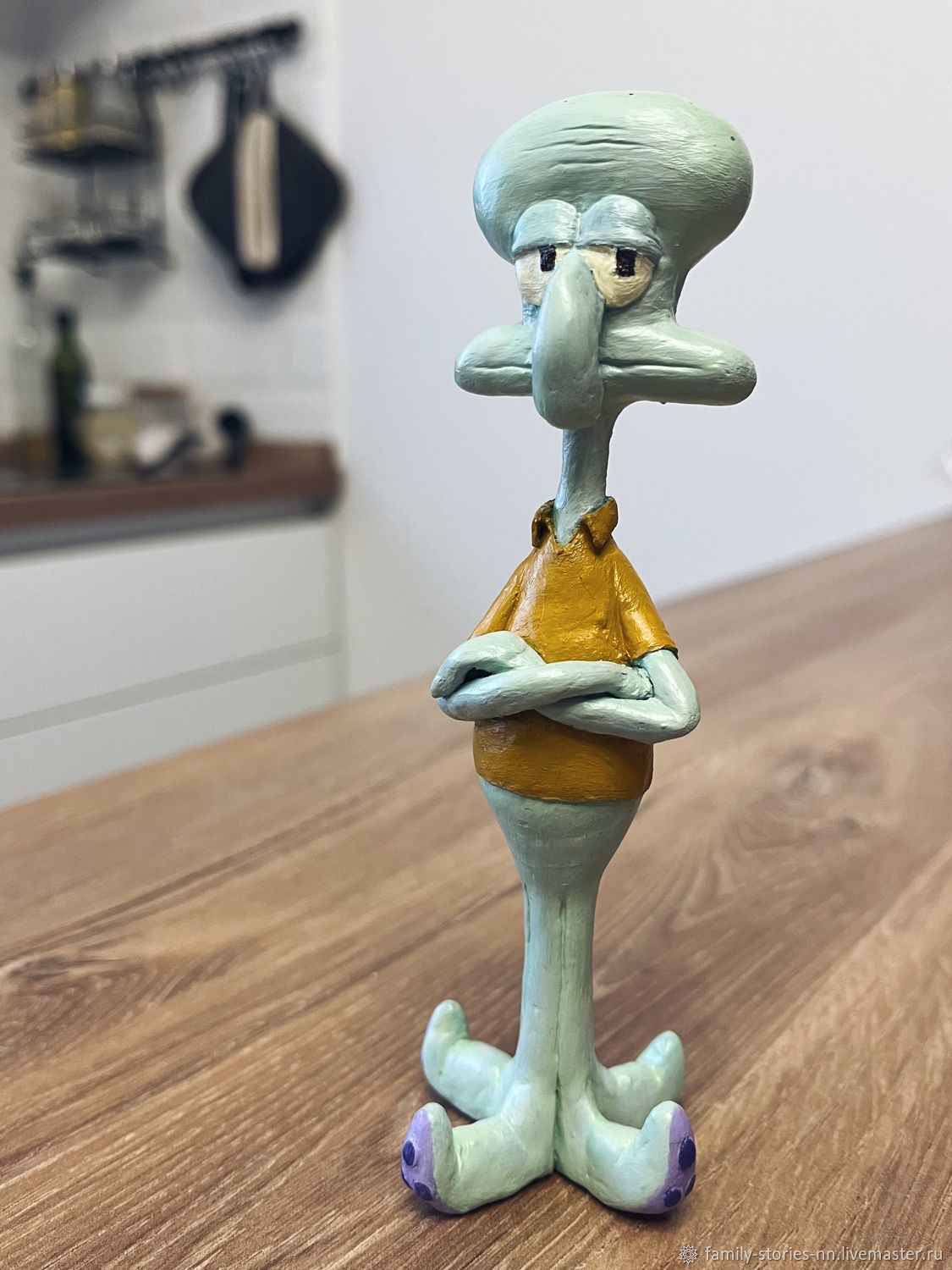 Статуэтка: Сквидвард Тентаклс в интернет-магазине Ярмарка Мастеров по ...