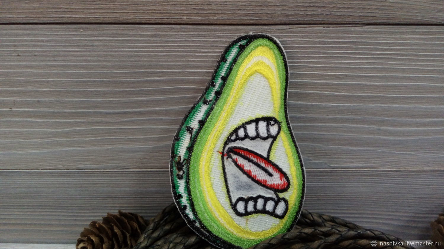 Патч: Screaming Avocado Нашивка, Шеврон в интернет-магазине Ярмарка ...