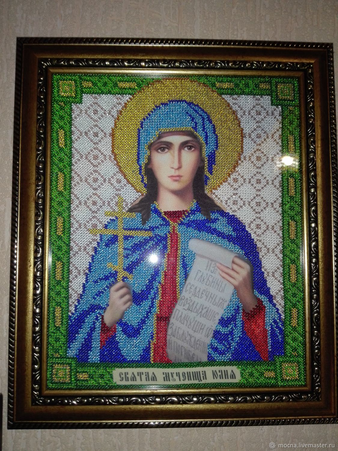 Икона "Святая мученица Иулия" (Юлия) купить в интернет-магазине Ярмарка ...