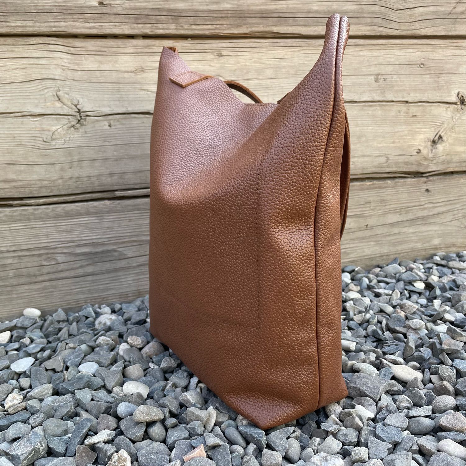 Сумка-шоппер, мешок, авоська, тоут из натуральной кожи – заказать на ...