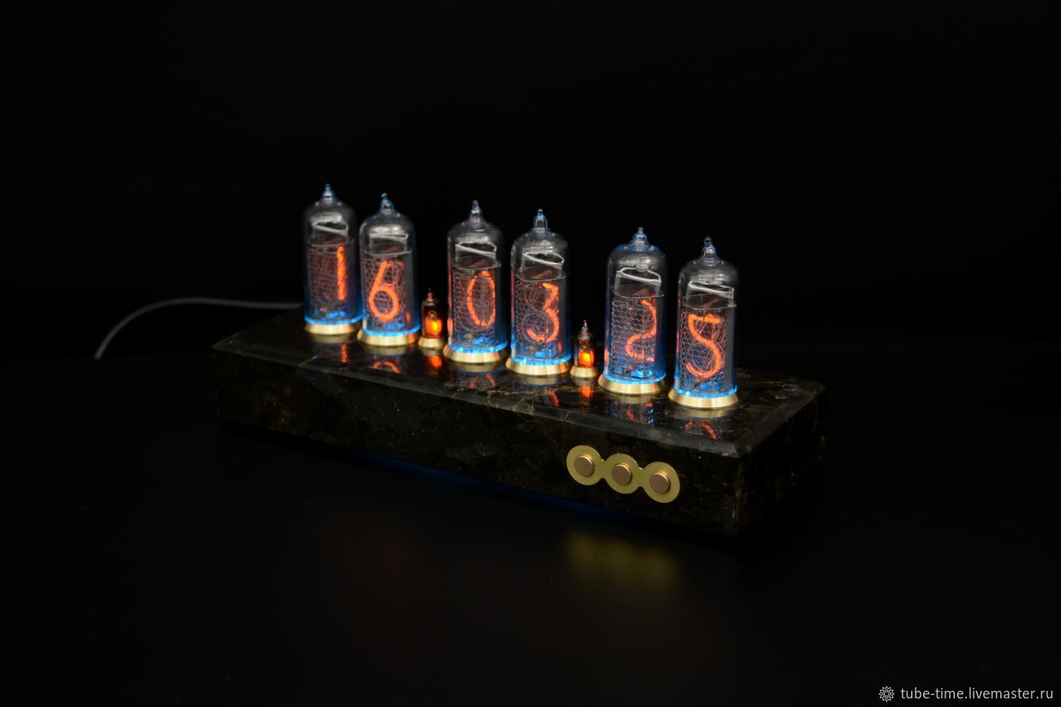 Настольные ламповые часы «Labradorite Lux 6" – заказать на Ярмарке ...