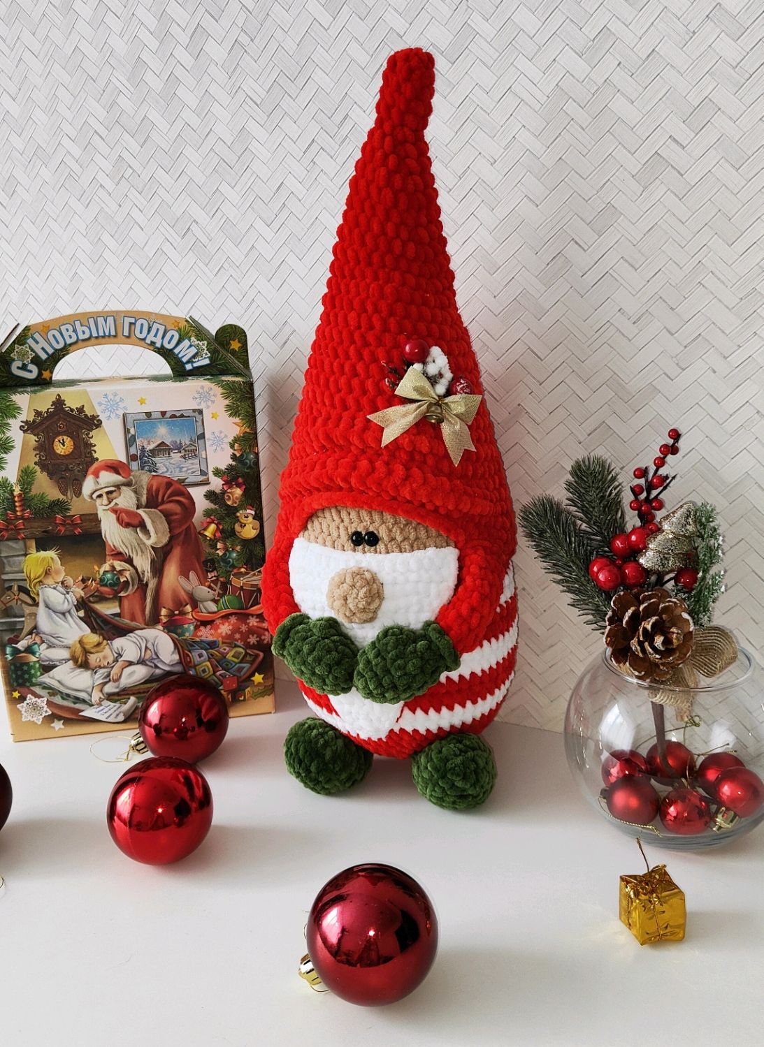 Новогодний гном в интернет-магазине на Ярмарке Мастеров | Игрушки ...