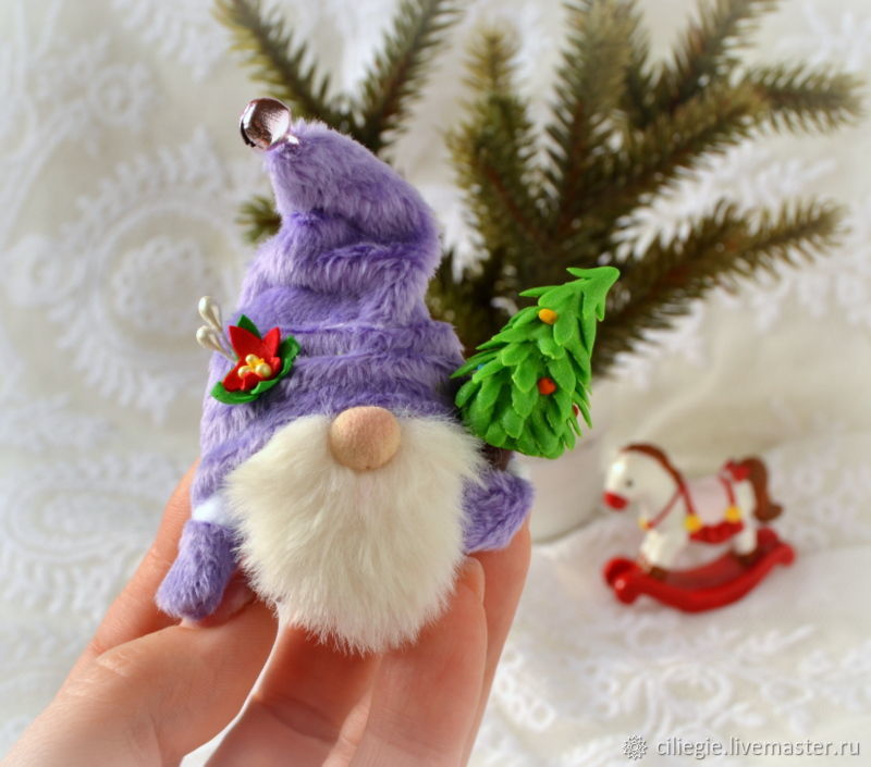 Скандинавский гномик (5см) на заказ в интернет-магазине Ярмарка ...