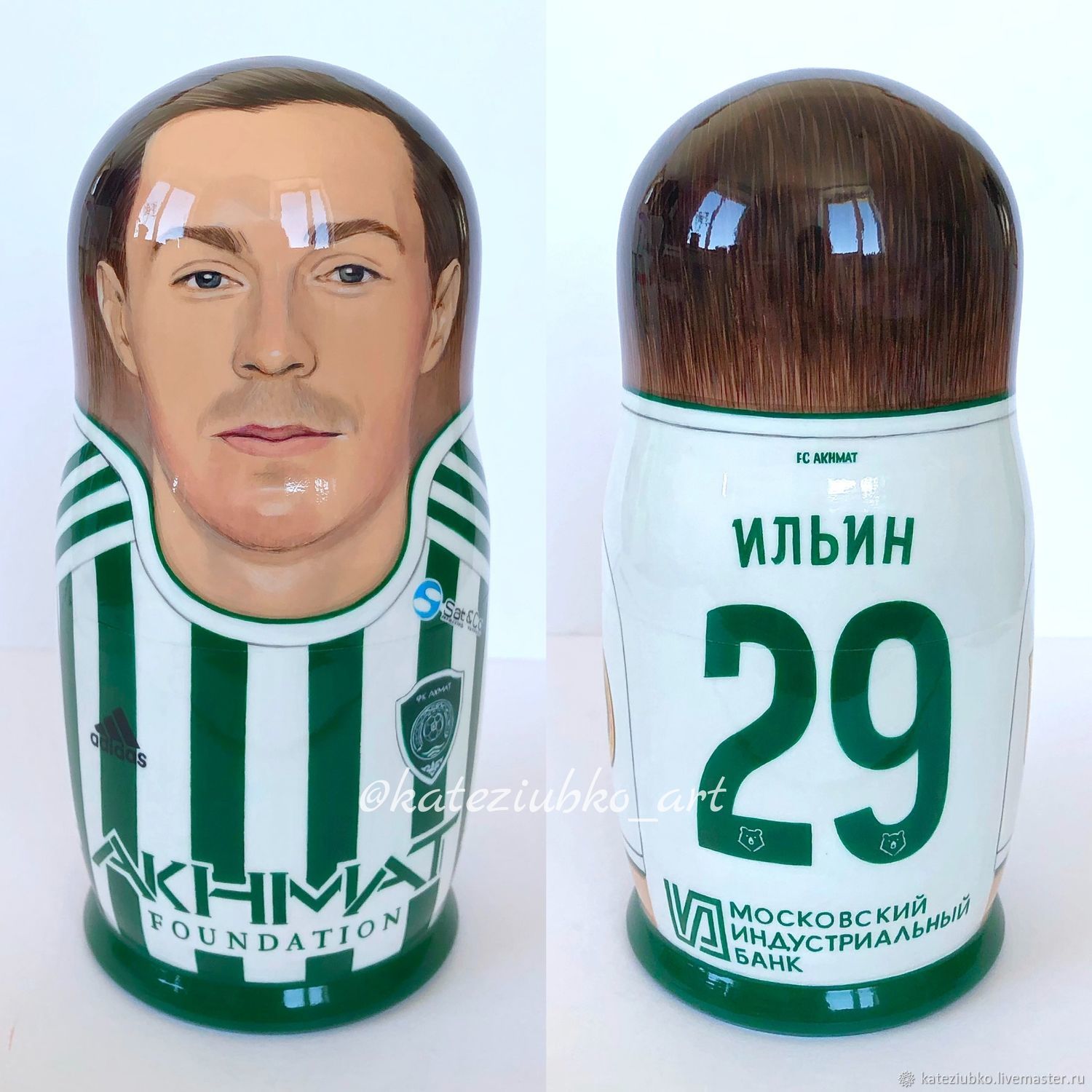 Матрешка портретная "Ахмат" в интернет-магазине Ярмарка Мастеров по ...