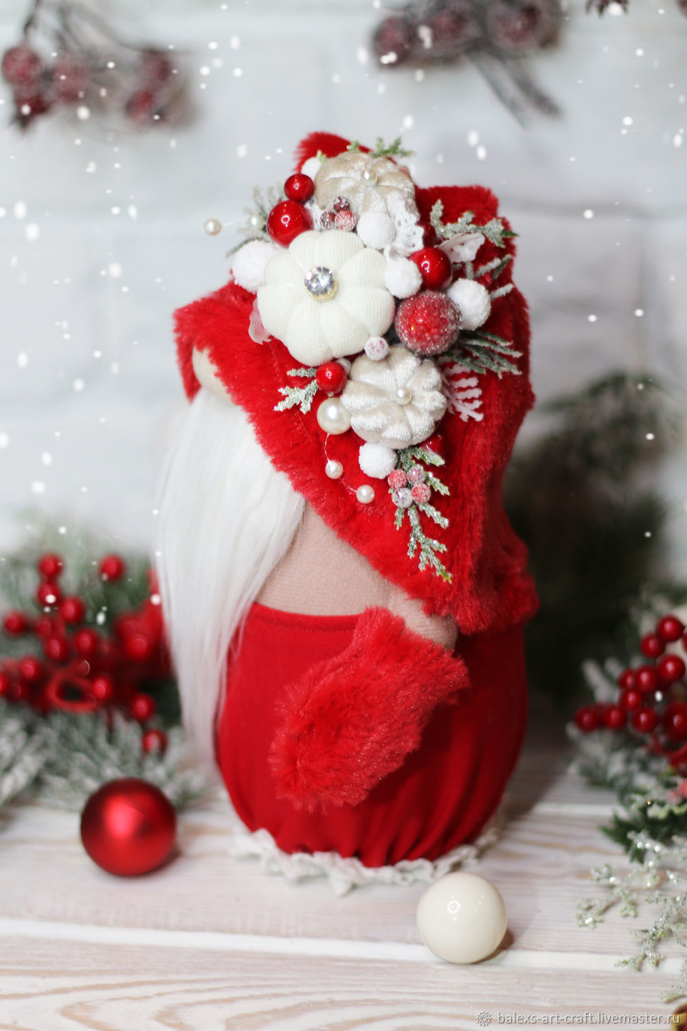 Новогодний гном в интернет-магазине Ярмарка Мастеров по цене 2000 ...