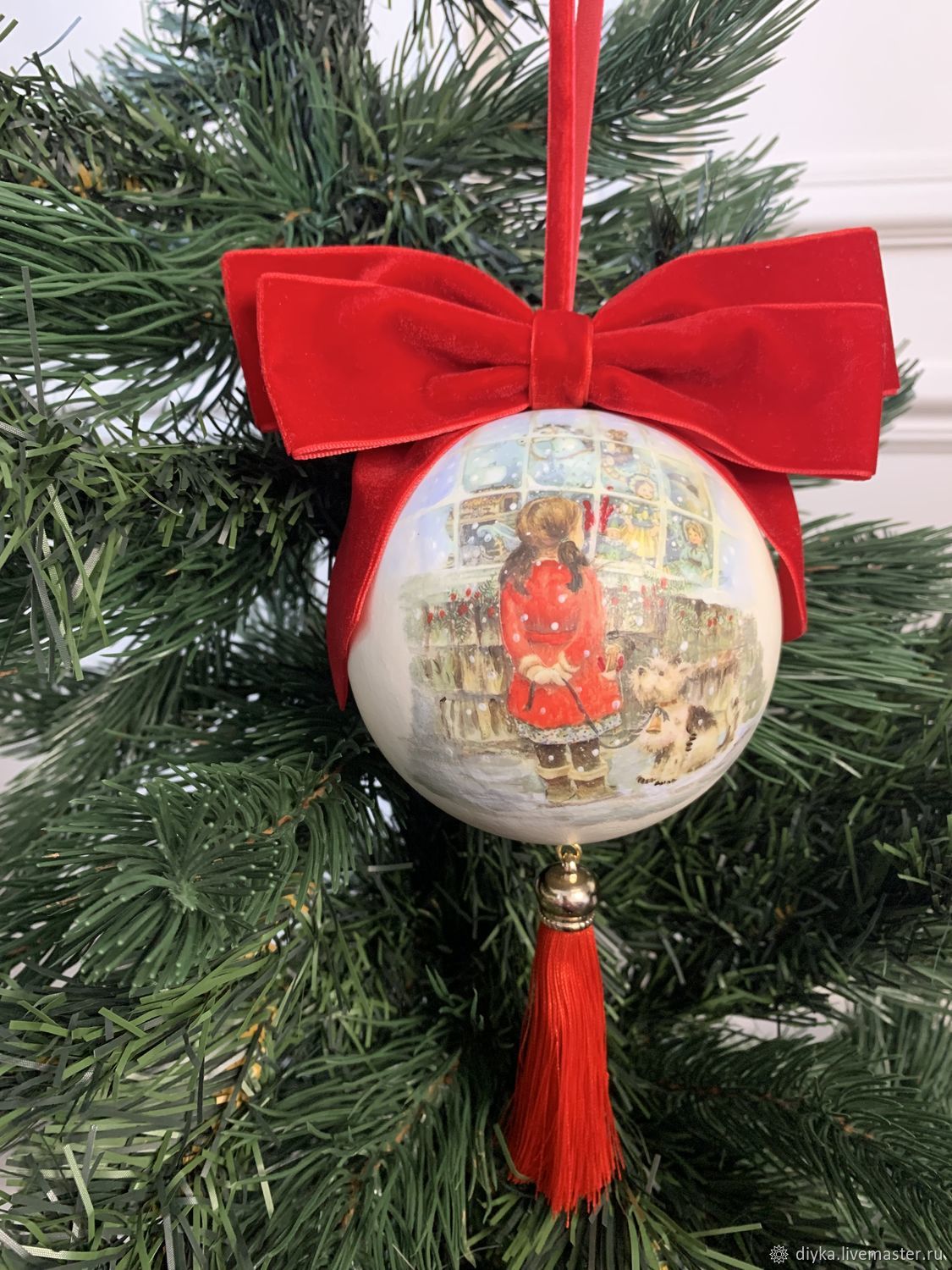 Ёлочный шар Новогодние мечты (09) купить в интернет-магазине Ярмарка ...