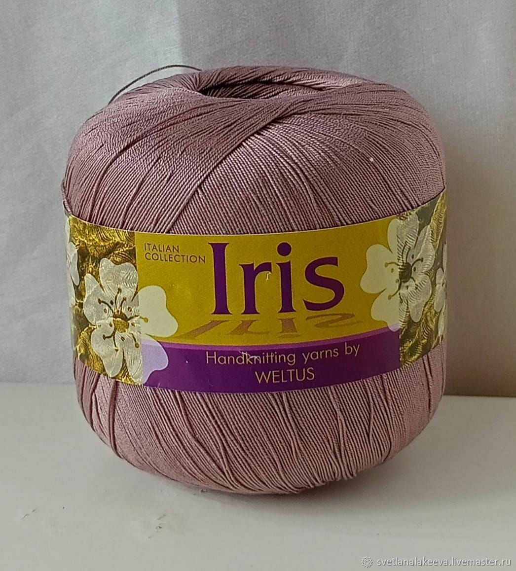 Пряжа Iris 100% мерсеризованный хлопок - 450м/50гр купить в интернет ...