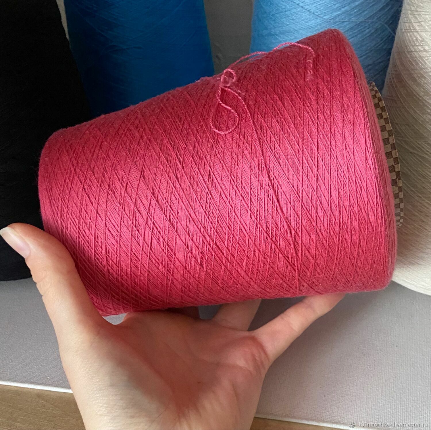 100% меринос Cariaggi art Pukaki итальянская пряжа розовый герань ...