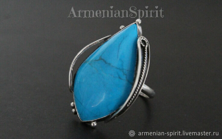 Комплект из серебра с натуральной бирюзой Armenian Spirit в интернет ...