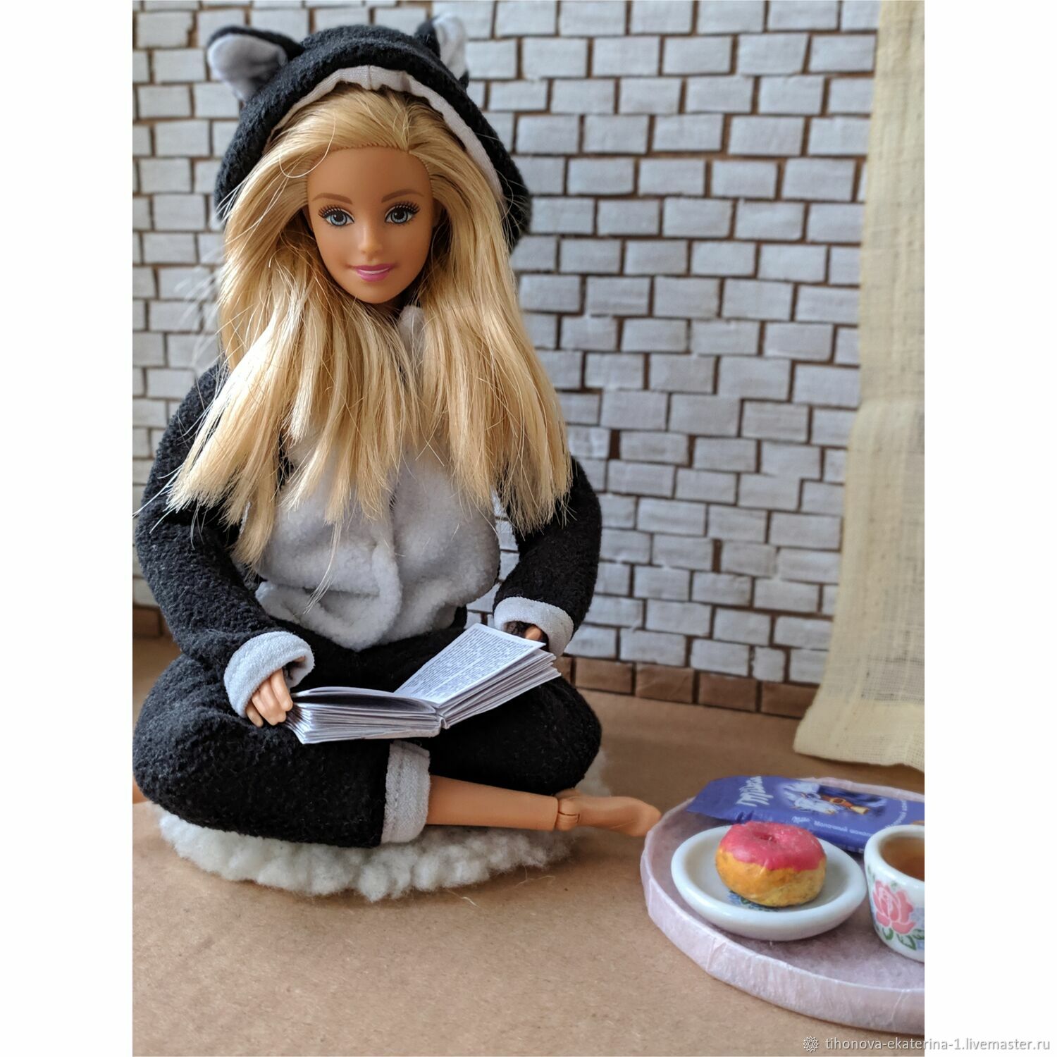 Кигуруми для Барби, пижама для Барби, домашний костюм для кукол 1:6 в ...